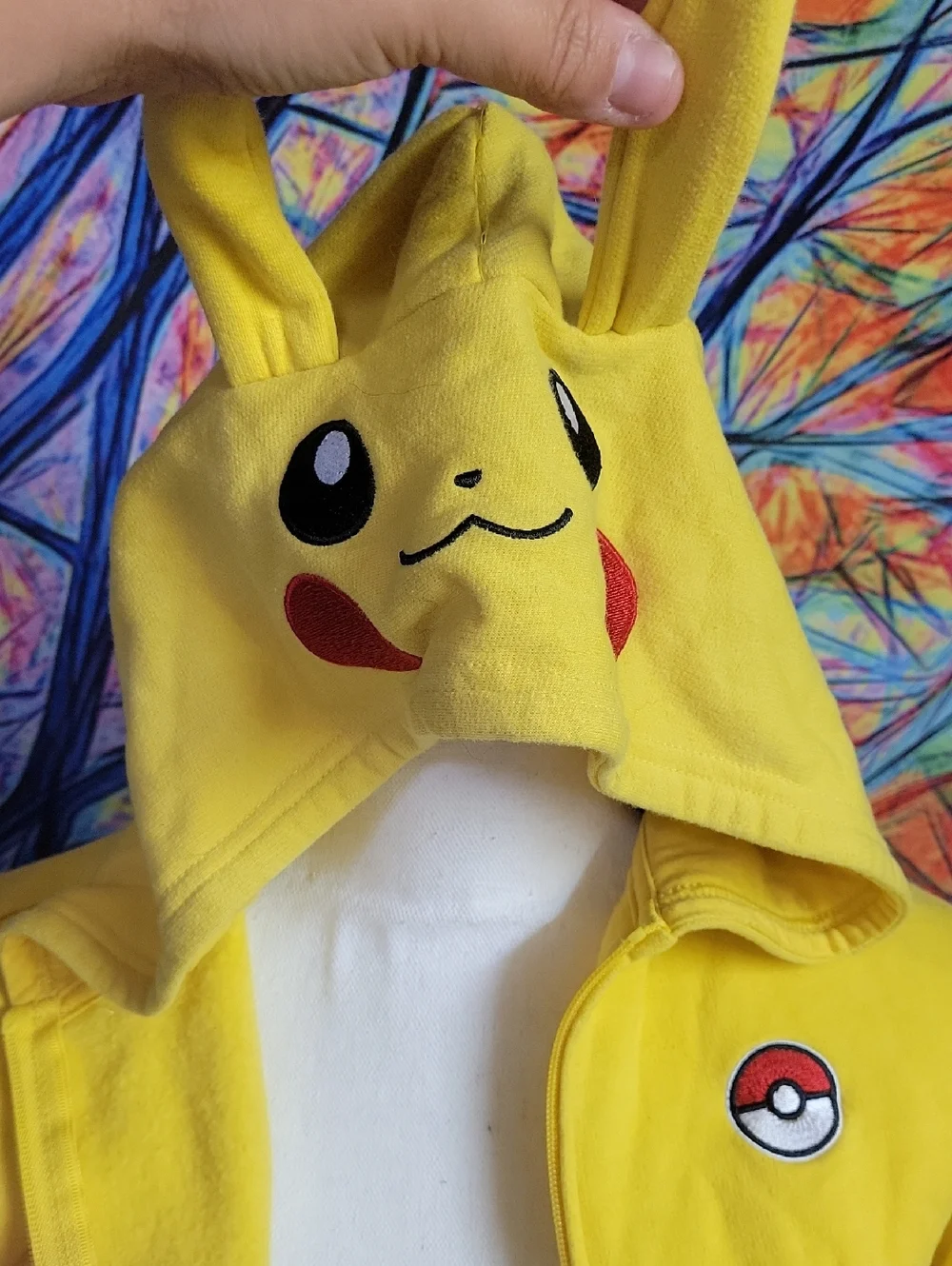 Shirts & Tops | Pokemon Yellow Hooded Zip Jacket With Character Detail ...